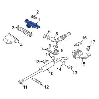 Volvo V70 OEM Exhaust Parts | Systems, Tips, Pipes — CARiD.com