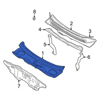 Volvo Cowl Panels & Parts | Vent Grills, Screens — CARiD.com