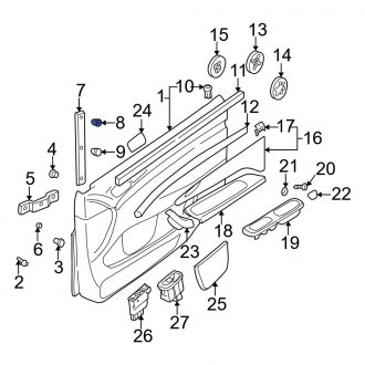 Volvo XC90 OEM Window Parts | Visors, Regulators — CARiD.com