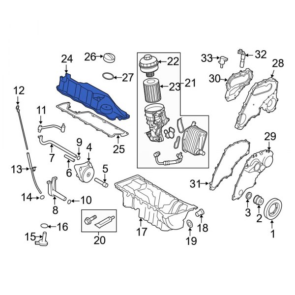 Volvo OE 31319642 - Engine Valve Cover