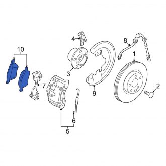 Volvo S60 OEM Brake Parts | Pads, Bleeders, Rotors — CARiD.com