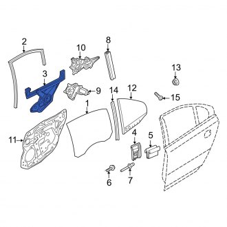 Volvo OEM Window Parts - Visors, Regulators, Motors | CARiD