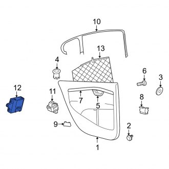 Volvo XC60 OEM Window Parts | Visors, Regulators — CARiD.com