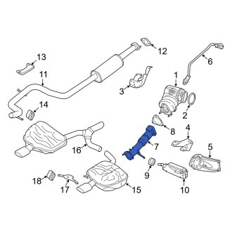 Volvo XC70 OEM Exhaust Parts | Systems, Tips, Pipes — CARiD.com