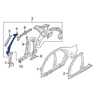 Volvo Pillars | Assemblies, Door Jambs, Braces — CARiD.com