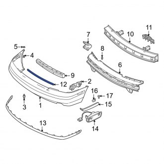 Volvo Bumper Seals & Gaskets | Front, Rear Impact Strips – CARiD.com