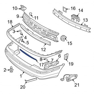Volvo Bumper Seals & Gaskets | Front, Rear Impact Strips – CARiD.com