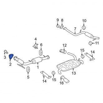 Volvo V60 OEM Exhaust Parts | Systems, Tips, Pipes — CARiD.com