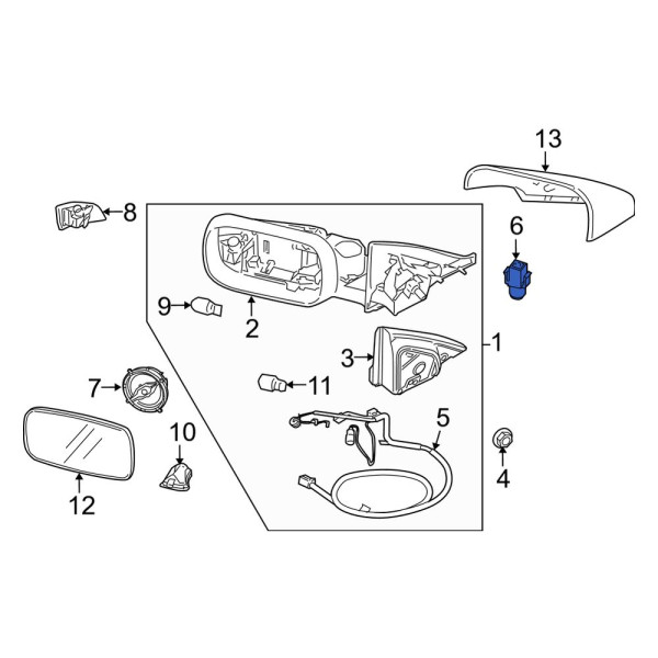 Volvo OE 30716713 - Ambient Air Temperature Sensor