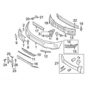 Volvo XC90 Replacement Bumper Moldings & Trim — CARiD.com