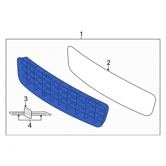 Volvo XC90 Replacement Grilles | Moldings, Brackets - CARiD.com