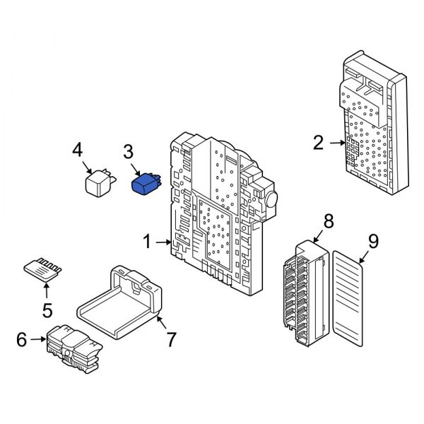 Volvo OE 30765042 - Accessory Power Relay