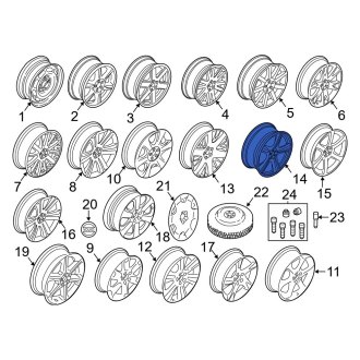 Volvo XC90 OEM Wheels & Tires | Lug Nuts, TPMS Sensors — CARiD.com