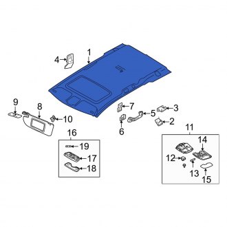 Volvo XC90 Replacement Headliners — CARiD.com