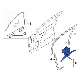 Volvo OEM Window Parts - Visors, Regulators, Motors | CARiD
