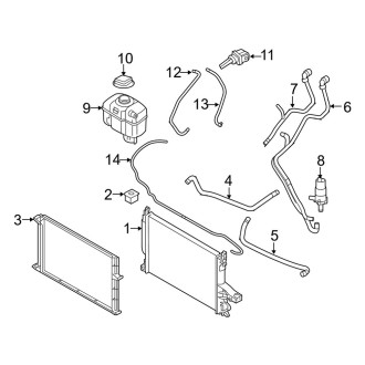 2008 Volvo XC90 OEM Engine Cooling Parts - Radiators | CARiD