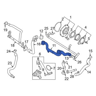 Volvo XC90 OEM Engine Cooling Parts - Radiators, Fans | CARiD