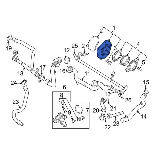 Volvo OE 31219000 - Engine Water Pump