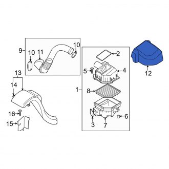 Volvo XC90 Air Filter Housing Boxes & Parts — CARiD.com