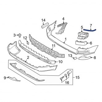 Volvo XC90 Replacement Bumper Moldings & Trim — CARiD.com