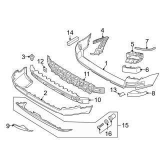 2013 Volvo XC90 OEM Bumpers - Front & Rear | CARiD