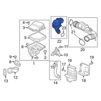 Volvo V90 OEM Air Intake Parts | Filters, Manifolds — CARiD.com
