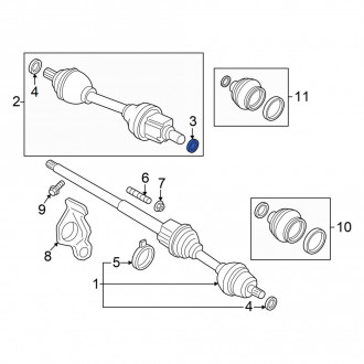 Volvo XC40 OEM Driveline & Axle Parts | Hubs, CV-Joints — CARiD.com