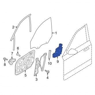 Volvo XC90 OEM Window Parts | Visors, Regulators — CARiD.com