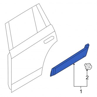 Volvo XC90 Door Moldings | Side, Edge, Belt – CARiD.com