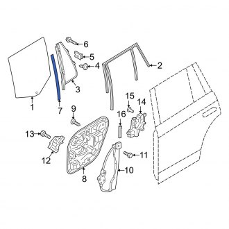 Volvo XC90 Window Hardware — CARID.com