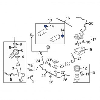 Volvo XC60 OEM Suspension Parts | Shocks, Struts — CARiD.com