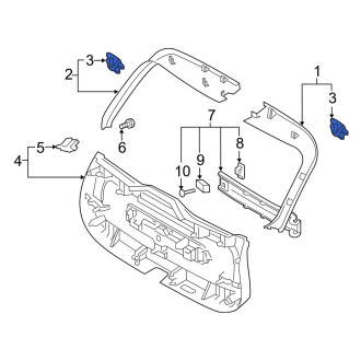 Volvo V60 Trunk & Tailgate Hardware — CARID.com