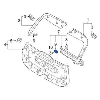 Volvo XC40 Trunk/Tailgate Handles & Locks — CARID.com