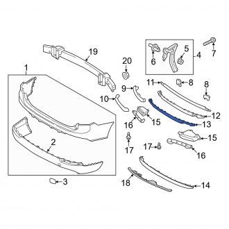 Volvo XC90 Replacement Bumper Moldings & Trim — CARiD.com