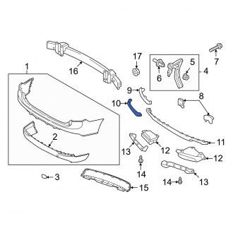 Volvo XC90 Replacement Bumper Moldings & Trim — CARiD.com