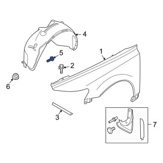 Volvo XC70 Fender Support Braces & Hardware — CARiD.com