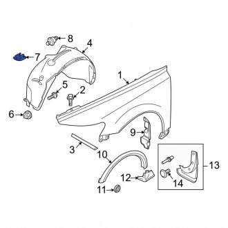 Volvo Fender Braces & Hardware | Bolts, Brackets, Screws — CARiD.com