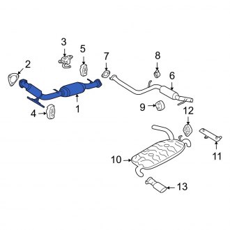 Volvo OEM Exhaust Parts | Systems, Tips, Pipes, Manifolds — CARiD.com
