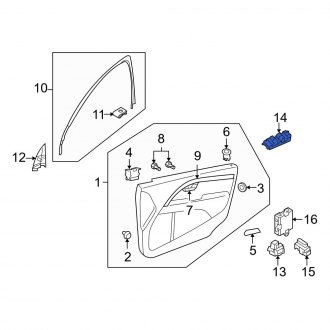 Volvo OEM Window Parts | Visors, Regulators, Motors — CARiD.com