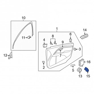 Volvo V70 Door & Lock Motors, Switches, Relays – CARiD.com
