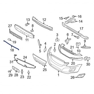 Volvo XC60 Replacement Bumper Moldings & Trim — CARiD.com