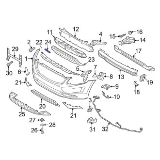 Volvo XC60 Replacement Bumper Moldings & Trim — CARiD.com