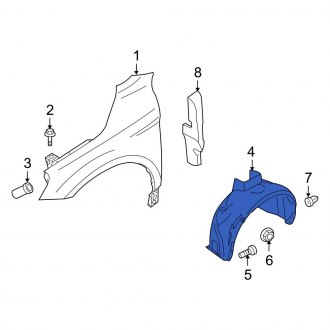 Volvo XC60 Inner Fenders | Wells, Liners, Shields — CARiD.com