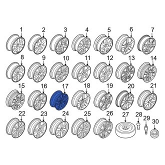 Volvo XC60 OEM Wheels & Tires | Lug Nuts, TPMS Sensors — CARiD.com