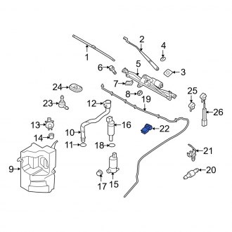 Volvo V60 Washer Hardware — CARID.com