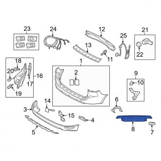 Volvo XC60 Replacement Bumper Moldings & Trim — CARiD.com