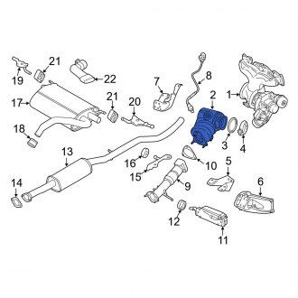 Volvo XC60 OEM Exhaust Parts | Systems, Tips, Pipes — CARiD.com