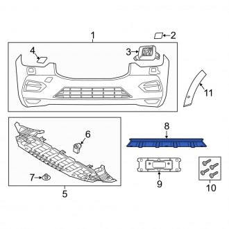 Volvo XC60 Replacement Bumper Moldings & Trim — CARiD.com