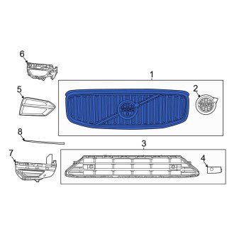 Volvo XC60 Replacement Grille Assemblies — CARiD.com