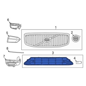 Volvo XC60 Replacement Grille Assemblies — CARiD.com
